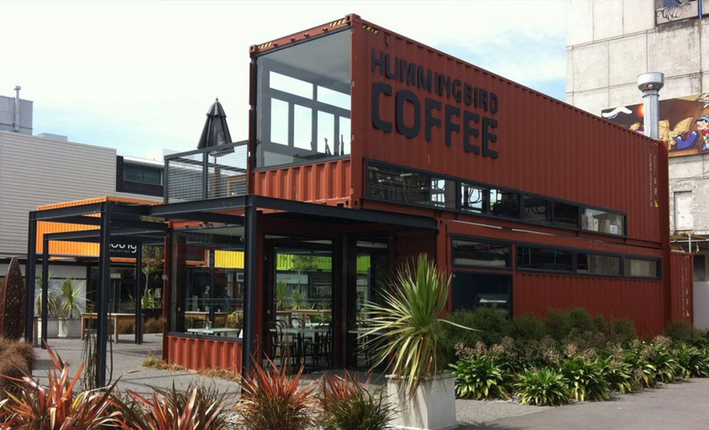 Shipping Containers transformed into a smart residential building ...