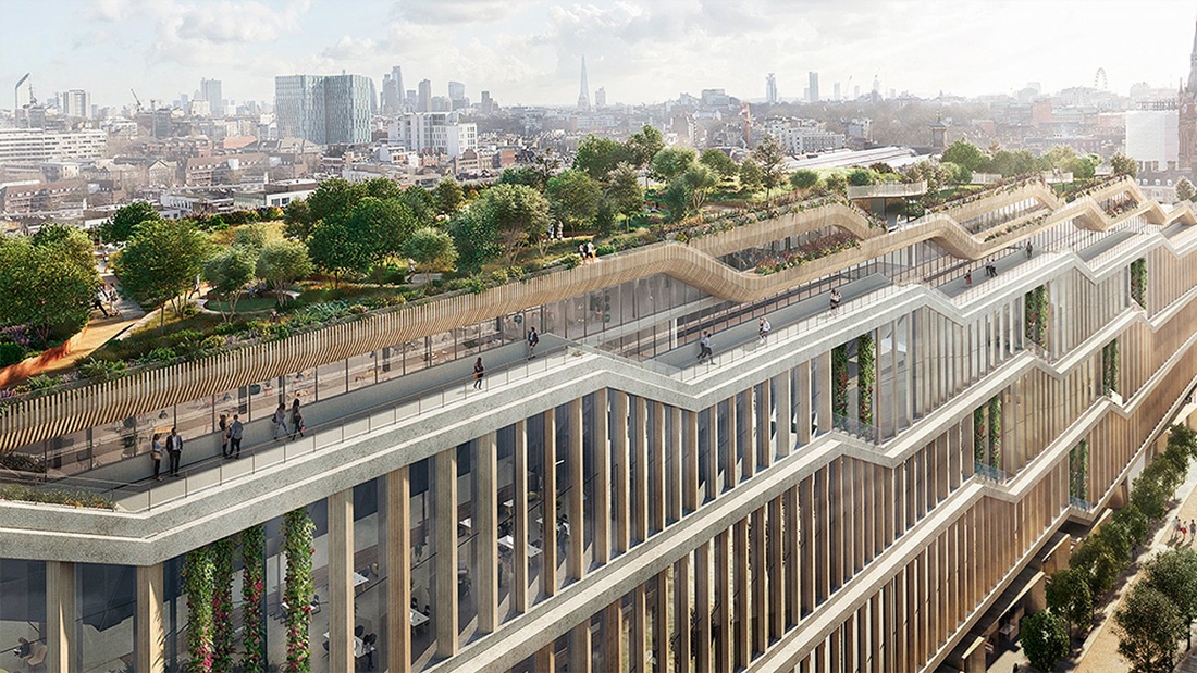 Google’s new £1bn Campus in London - Ongreening - Green Building made ...